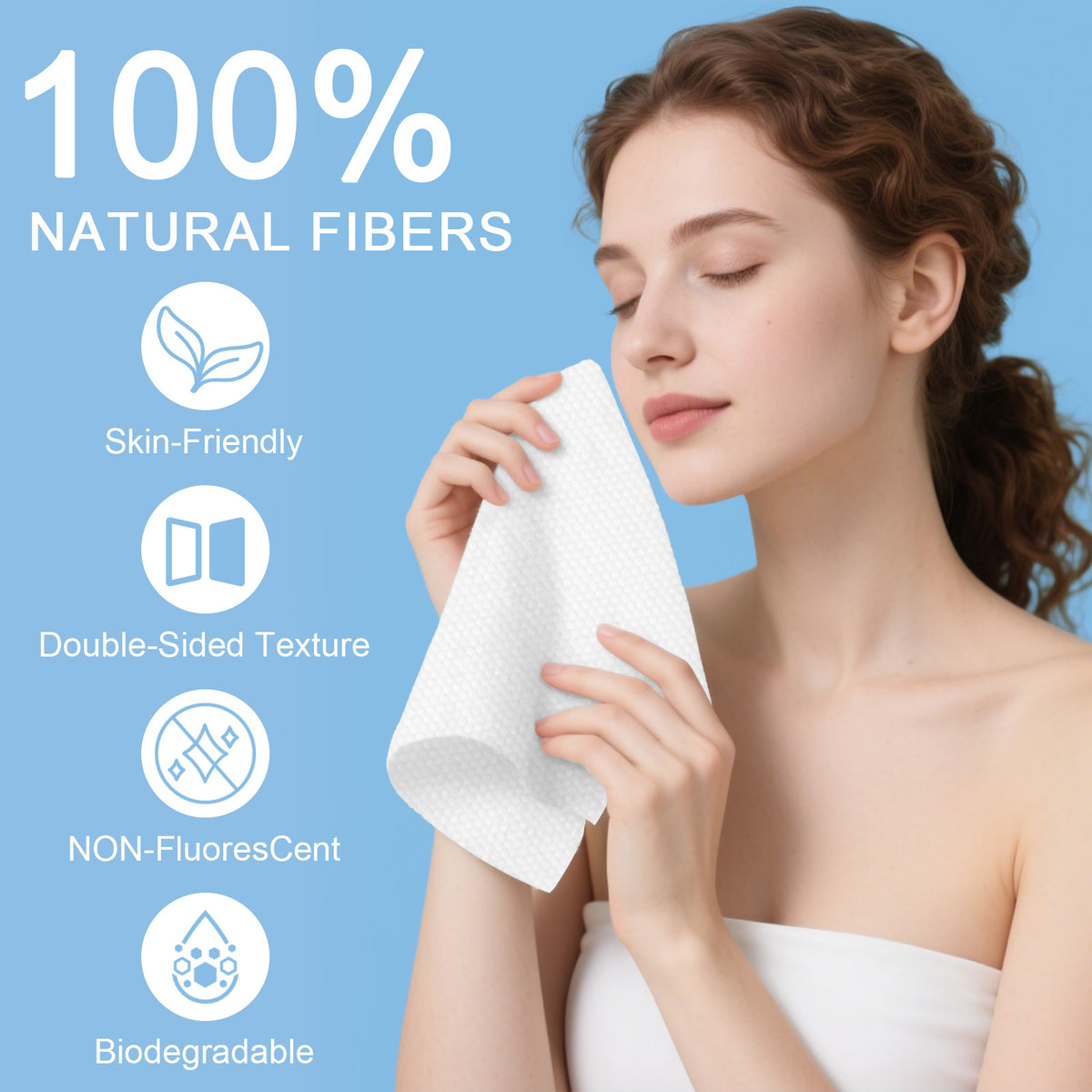 25 Disposable Portable Face Towels, Camping Towel, Portable Compressed ...